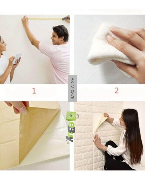 Buy 3D Brick Wall Sticker Self-adhesive Panel at Best Price in Pakistan