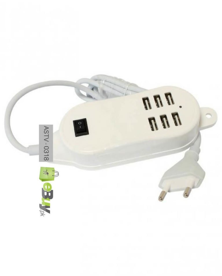 Buy 6 Ports USB Desktop Charger Online in Pakistan - eBuy.pk