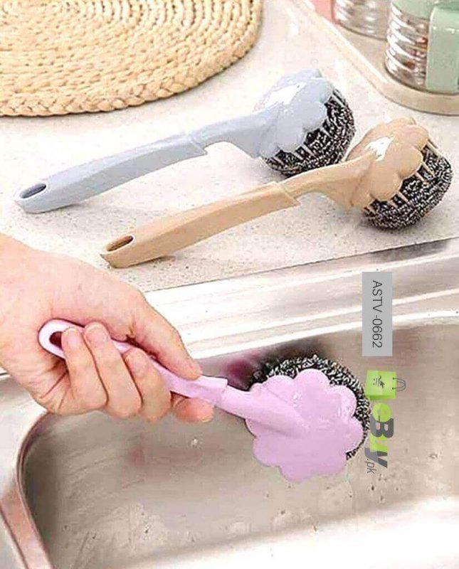 Buy Wire Ball Brush with Handle Online at Best Price in Pakistan
