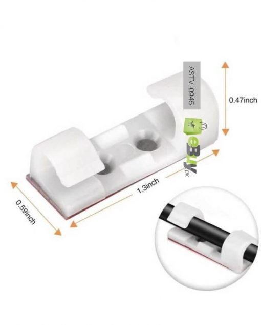 Buy Cable Clamp Clip Self-Adhesive Wire Holder At Best Price In Pakistan