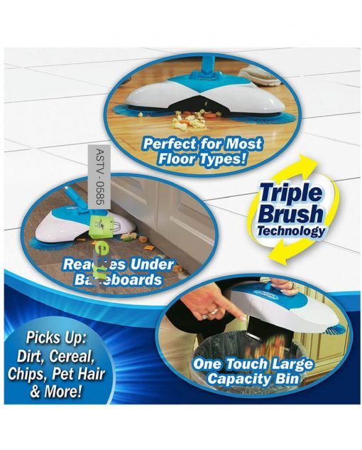 Buy Easy Spin Broom - Cordless Spinning Broom For Sweeping-eBuy.pk