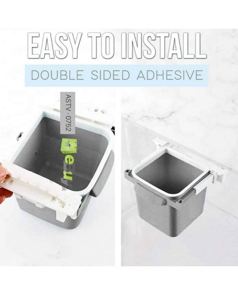 Hidden Retractable Desk Waste Bin Multifunctional Storage Box | eBuy.pk