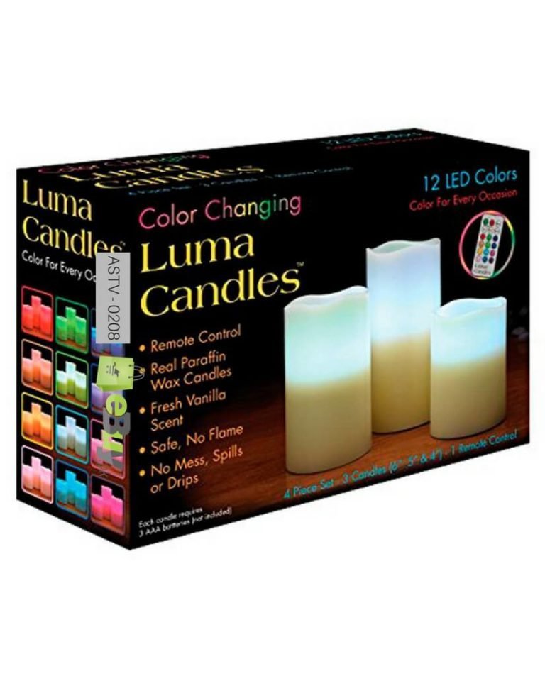Buy Luma LED Candles - Pack Of 3 Online in Pakistan - eBuy.pk