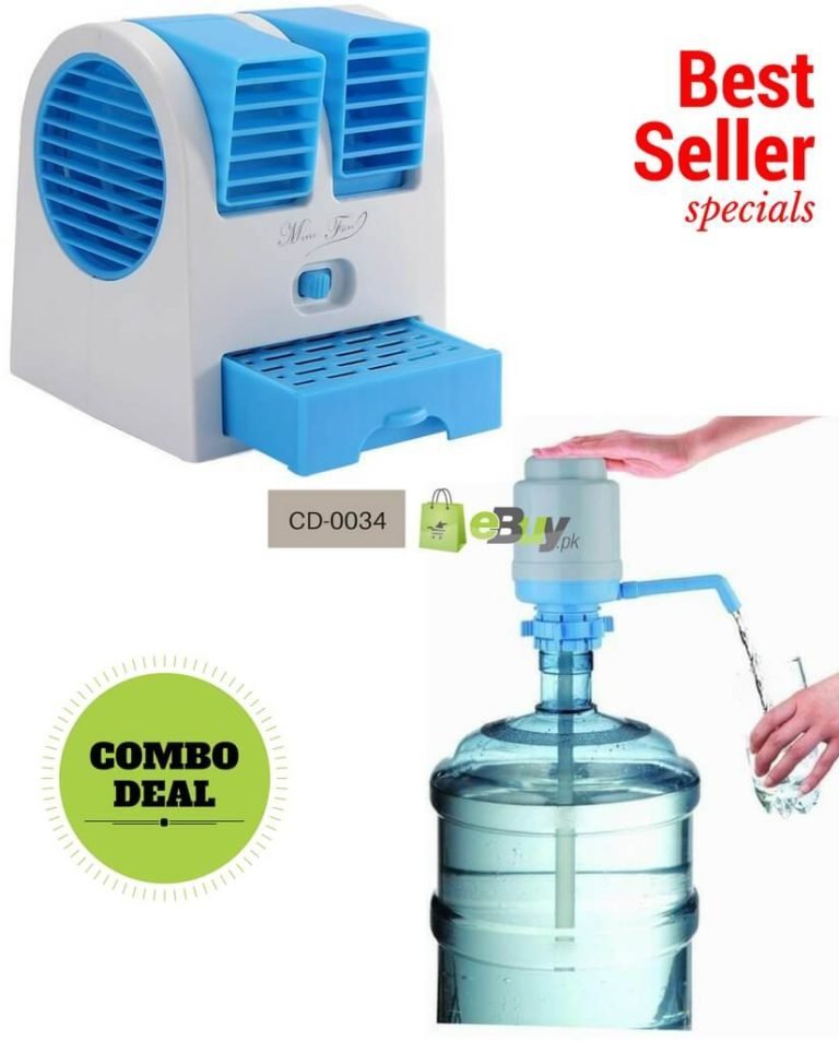 Buy Mini Fan Double Window & Water Pump Online in Pakistan - eBuy.pk