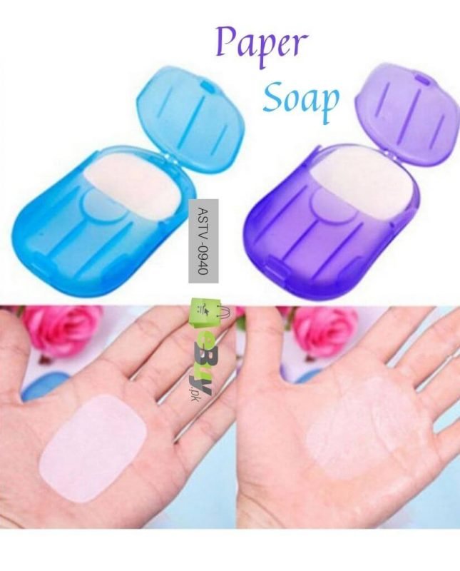 Buy Portable Mini Paper Soap Disposable Online at Best Price In Pakistan