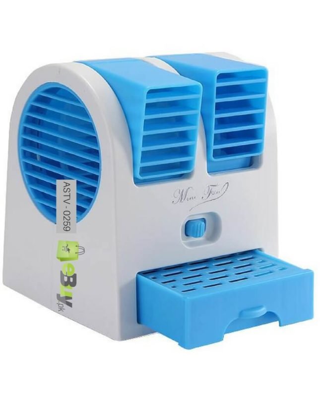 Buy Rechargeable Mini Fan Double Window Online in Pakistan - eBuy.pk