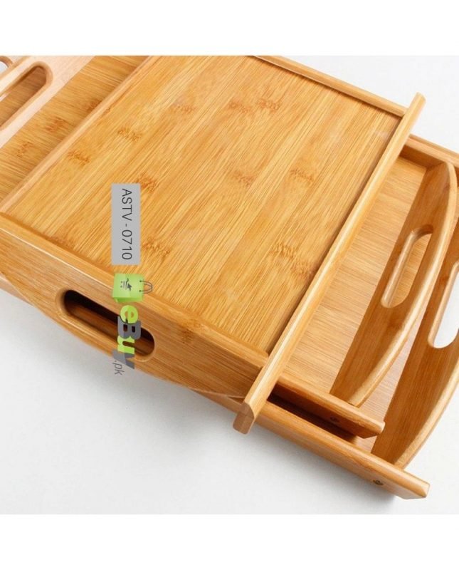 Buy Rectangular Bamboo Tray (Pack Of 3) Online In Pakistan eBuy.pk