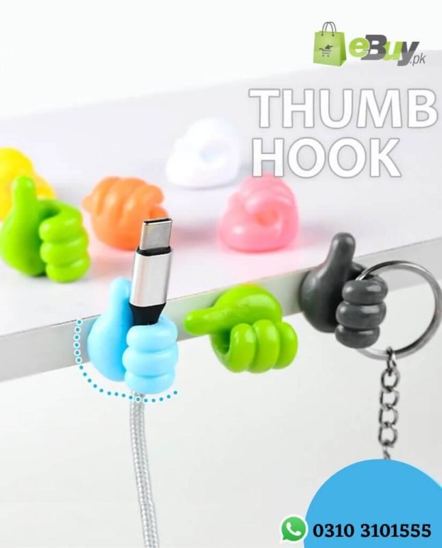 Buy Silicone Thumb Wall Hook Online At Best Price in Pakistan