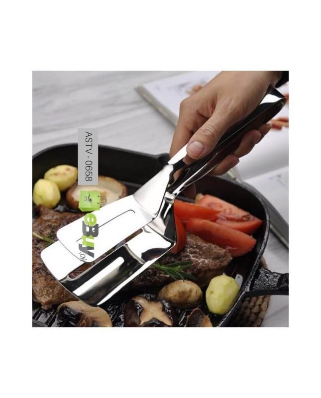 Buy Stainless Steel Lift and flip Kitchen Frying Tong eBuy.pk