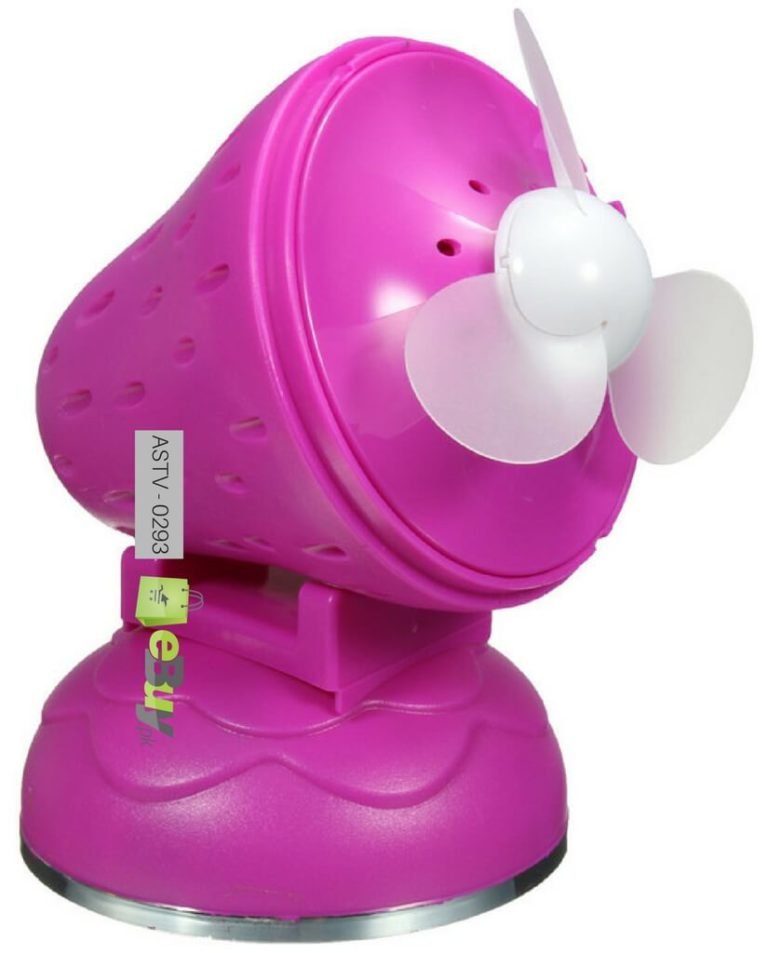 Buy Strawberry Rechargeable Fan - Pack Of 2 in Pakistan - eBuy.pk