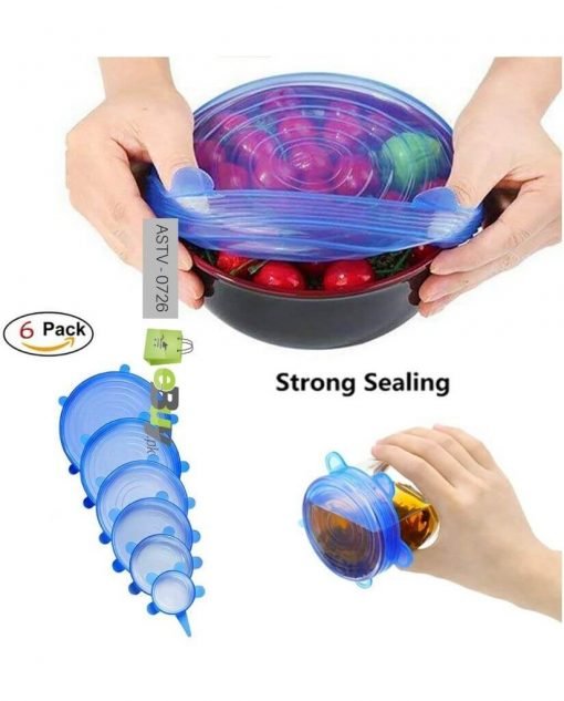 Buy Super Stretch Silicone Lids 6 Pieces Online In Pakistan eBuy.pkl